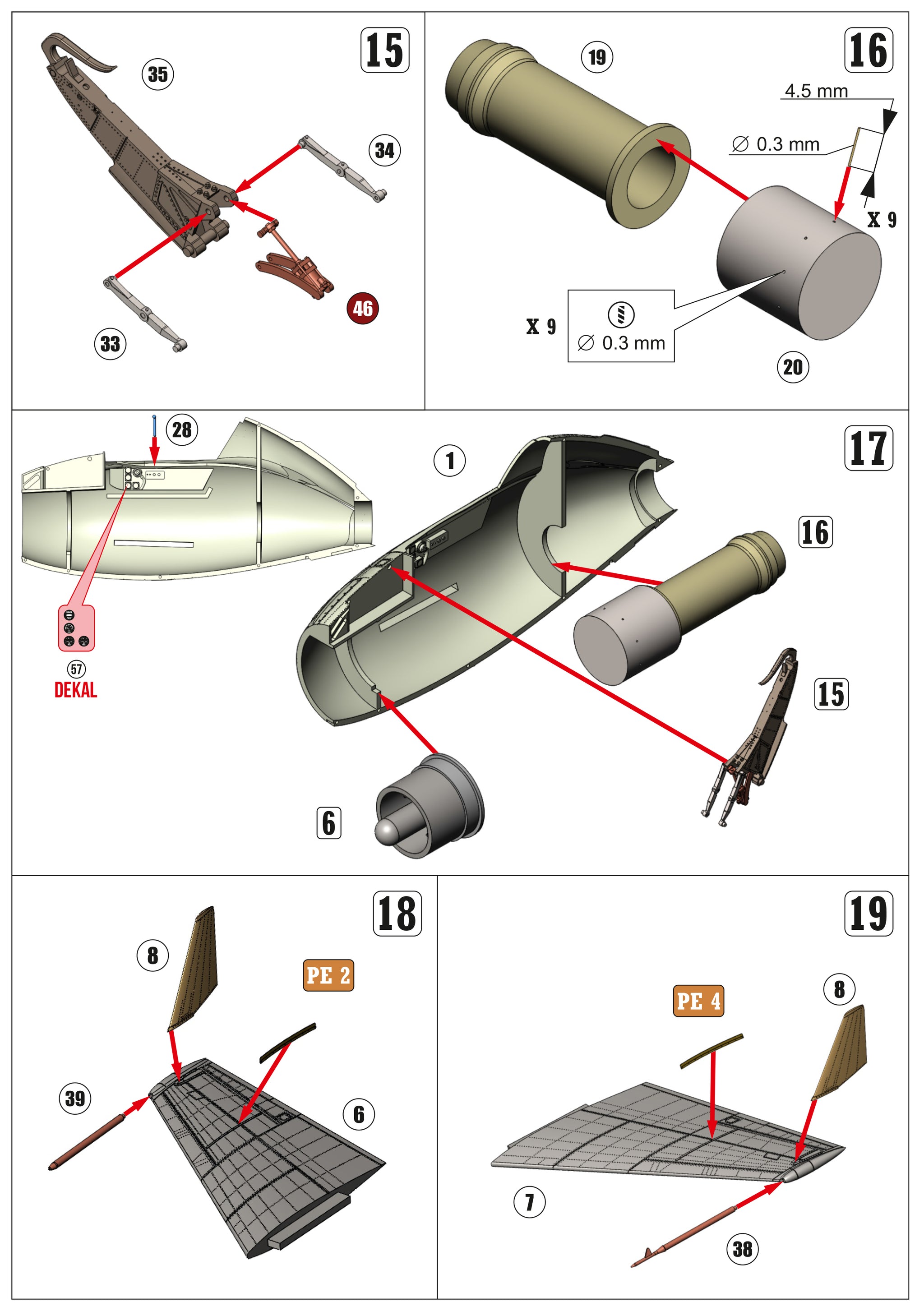 McDonnell XF-85 Goblin model kit, 1/32 scale – Halberd Models