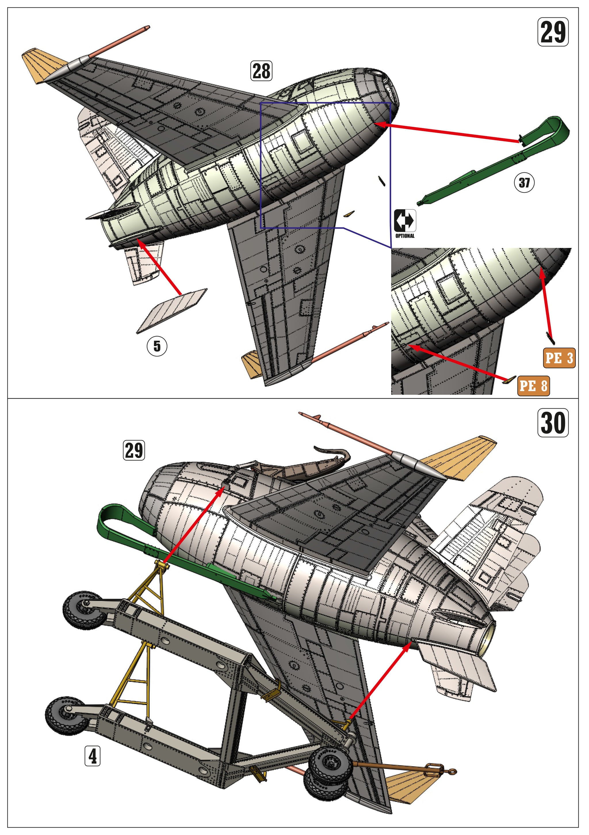 McDonnell XF-85 Goblin model kit, 1/32 scale – Halberd Models