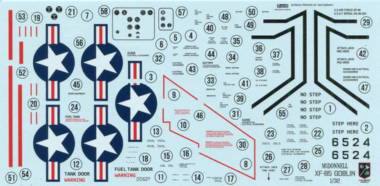 McDonnell XF-85 Goblin model kit, 1/32 scale – Halberd Models