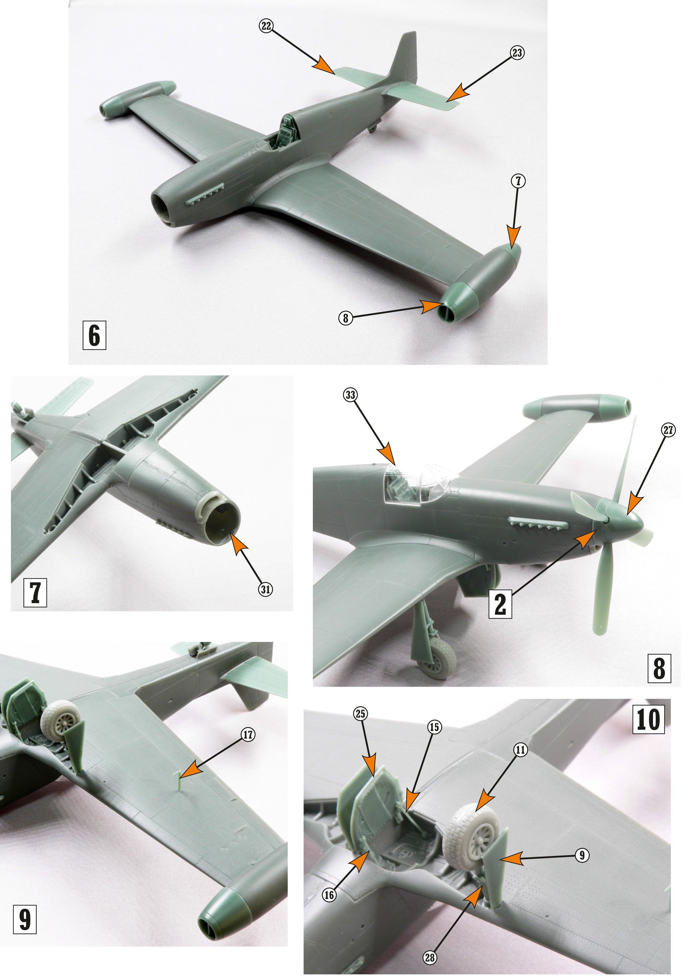 Mustang P-51C "Beguine" Halberd Models 1/48 scale