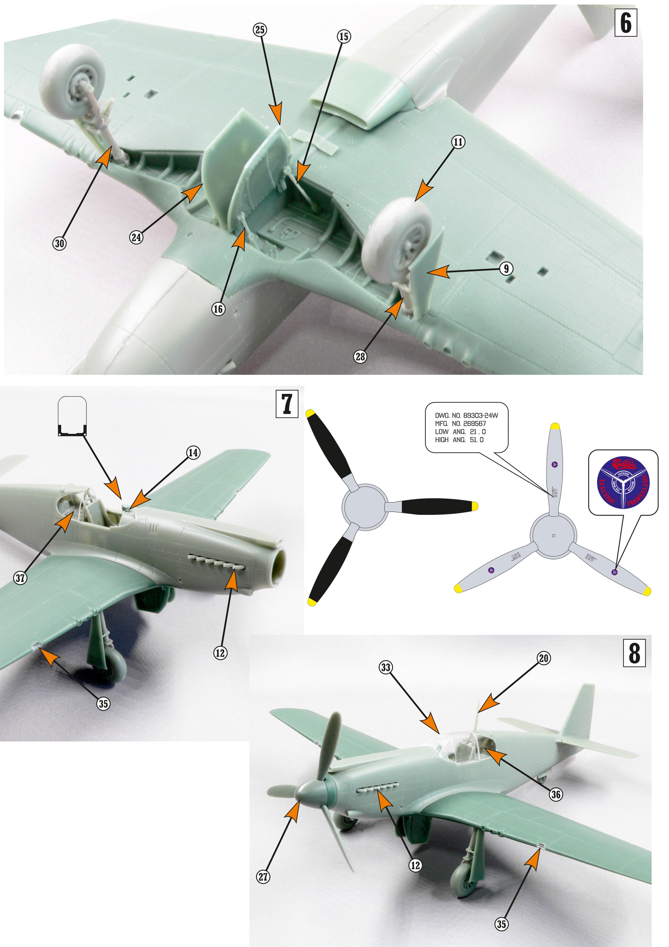 North American XP-51 Halberd Models 1/48 scale